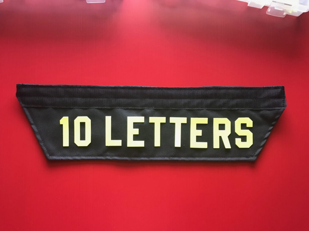 Shore Fire Gear Custom Coat Name Tail Piece | Shore Fire Gear